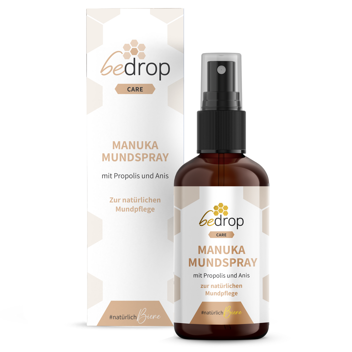Halsspray Mundspray mit Propolis, Manuka Honig & Anis - 30ml – bedrop.de